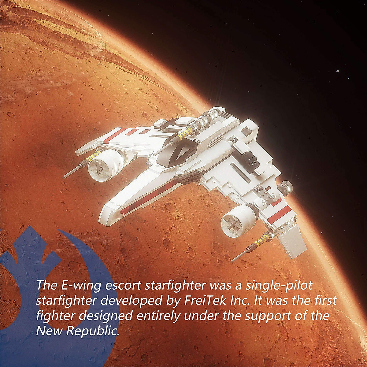 building boat E-Wing Starfighter Building Toy, Collectible Model Building Kit Creative Bricks Building Blocks,New 2021(541 Pieces)