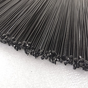 ZEWEZ Bicycle Pillar Wing 20 Light Spokes Straight Pull J-Hook J-Bend 14G 2.0mm Road Bike and MTB Wheel (Color : Straight Pull 50pcs)