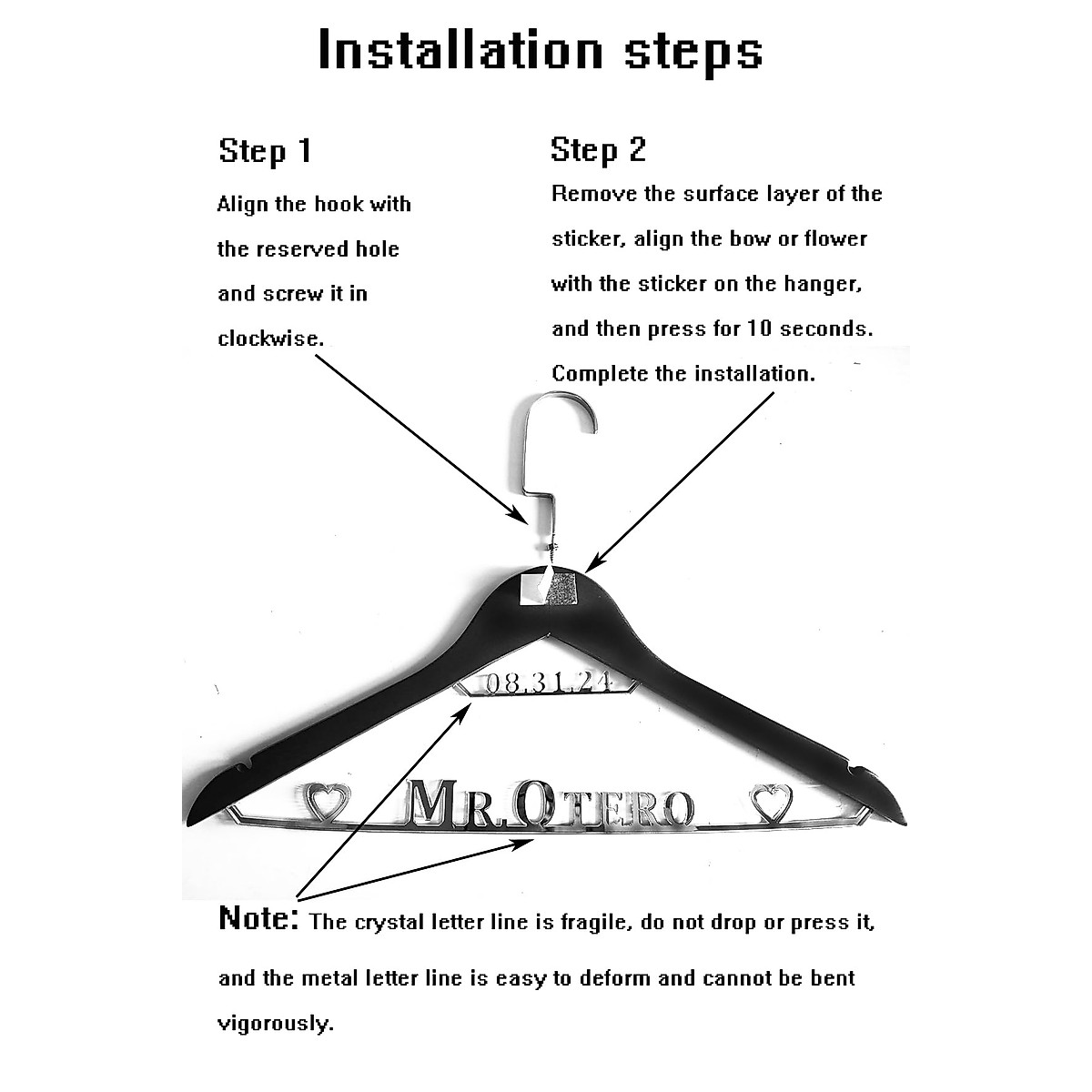 Bride Hanger,Wedding dress Hanger, wedding Gift, Groom Hanger for Tuxedo or Suit,Bridesmaid Hanger, Personalized Hanger, Unique Hanger, Custom Hanger,bride hanger wedding dress