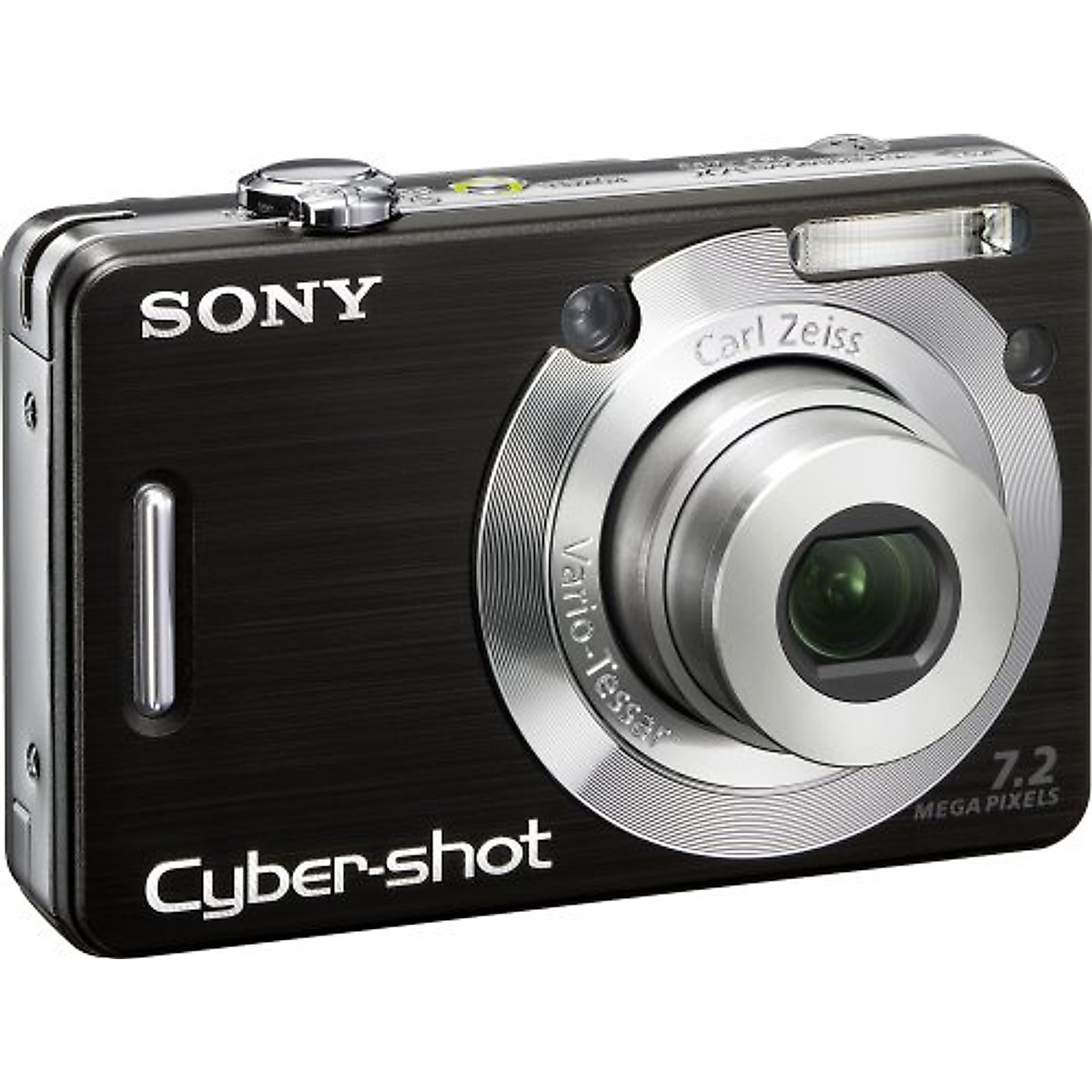 Sony Cybershot DSCW55 7.2MP Digital Camera with 3x Optical Zoom (Black) (OLD MODEL)