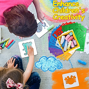 Stencils for Kids, 32 pcs Plastic Drawing Stencils Kits Animals Shape Stencils for Kids Boys Grils Crafts School Art Projects