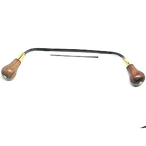 Ramelson 2 - Carvers Woodworking Draw Knife 4.5" & 10" w/Leather Sheath