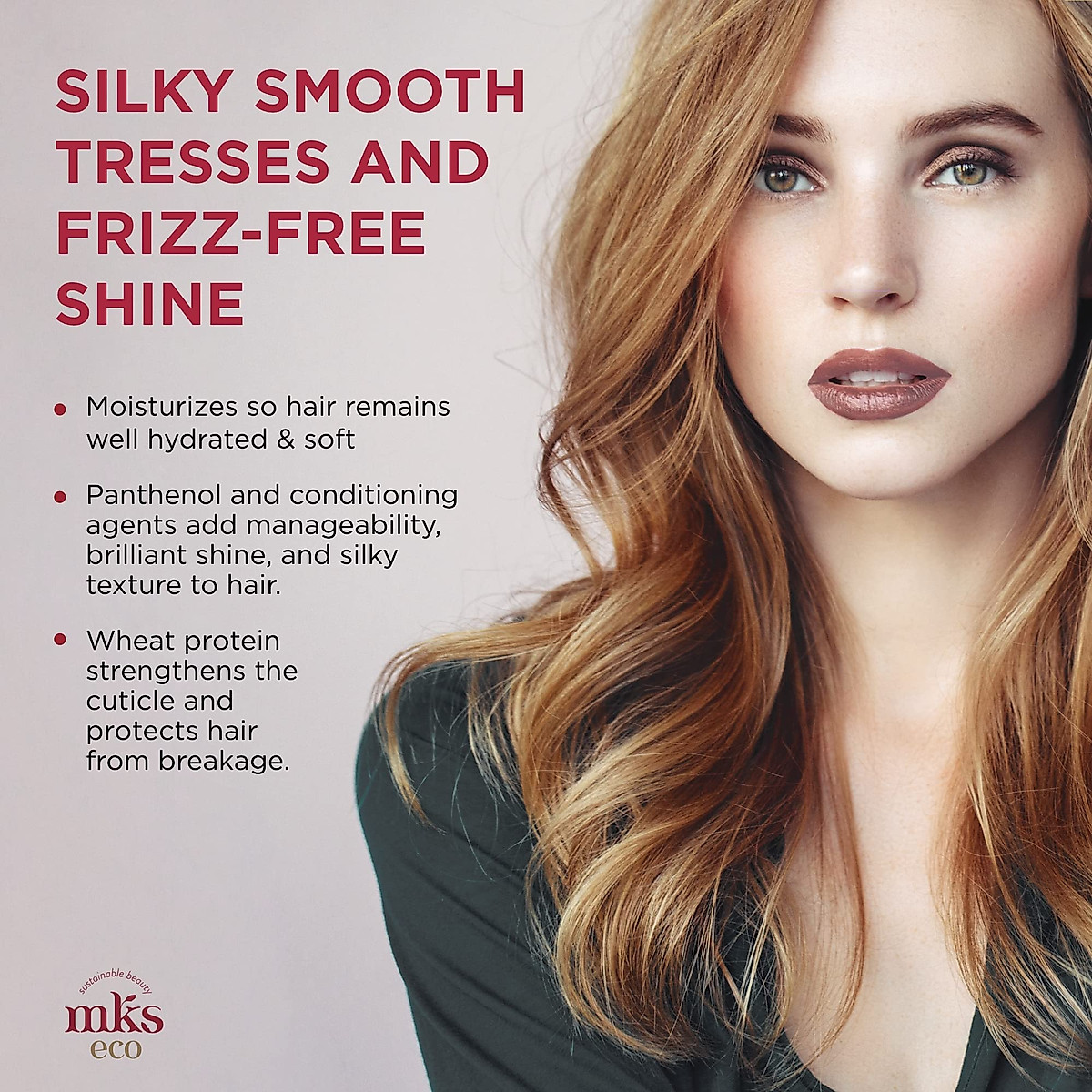 MKS eco Hydrate Conditioner for Fine Hair, Light Breeze - 25 fl oz - Locks in Moisture & Improves Shine - Moroccan Argan Oil, Hemp Seed Oil - Vegan, Cruelty Free