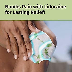 Hempvana Knee Bird Knee Relief Patch, FDA-Listed Doctor-Designed, AS-SEEN-ON-TV, Cool Numb Hemp Triple Action Technology Up to 8 Hours of Relief, Ergonomic Knee Design, Bends & Flexes When You Move