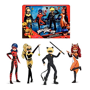 Miraculous Dolls Multipack | 26cm Ladybug Cat Noir & Queen Bee