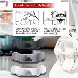 3 pcs Cord Organizer for Kitchen Appliances Winder , Cord Wrapper Used To Stick On Small Home Appliance, Wire Storage Attachment For Air Fryer, Blender, Mixer, Coffee Maker (3 pack square)