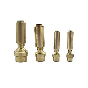 LRJSKWZC Garden Sprinkler Air-Blended Sprinklers Garden Landscape Fountain 3/4" 1" 1.5" 2" Brass Adjustable Air Bubbling Water Column Fountain Nozzles (Color : 2 inch)