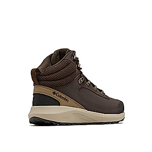 Columbia Men's Trailstorm Peak Mid Hiking Shoe, Cordovan/Black, 9