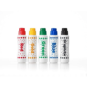Kids Washable Dot Art Markers - New Metallic Shimmer Paint Daubers Non-Toxic For Children, Toddlers Preschool and Kindergarten Teachers The Original Dot Markers By Do A Dot Art!