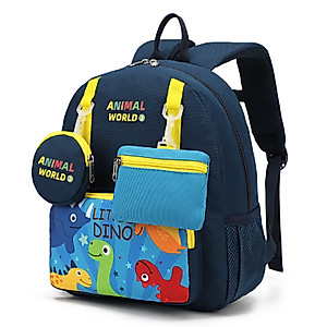 willikiva Cute Dinosaur Kids backpack for Girls Boys Preschool kids 3-5 Toddler(Dinosaur)