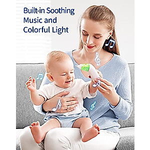 Baby Nose Sucker,Nasal Aspirator for Baby,Nasal Aspirator for Toddler,Electric Baby Nose Suction-Rechargable,3 Levels Power Suction,Music and Light Soothing Function