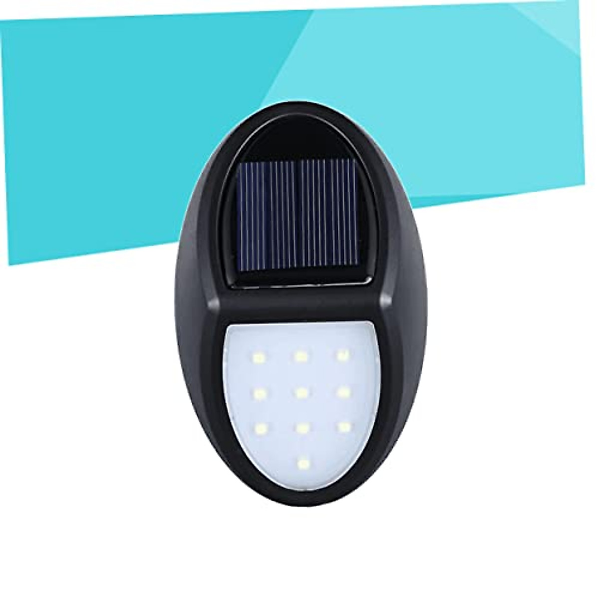 OSALADI 10 Paths for Patio Garden Wall Deck Powered Walkway Yard Outdoor Lights Security Solar LED Fences Stair Lighting