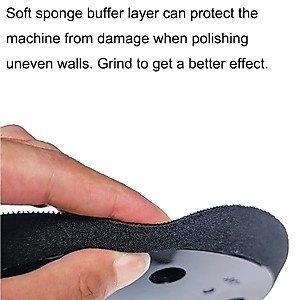 1 Pack Standard 9" 8 Hole Soft Hook and Loop Replacement Sander Pad for 9" Orbital Drywall Sander