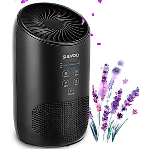 Slevoo Air Purifiers for Bedroom Pets in Home, 2023 New Upgrade H13 True HEPA Air Purifier with Fragrance Sponge, 100% Ozone Free, Effectively Clean 99.97% of Dust, Smoke, Pets Dander, Pollen, Odors