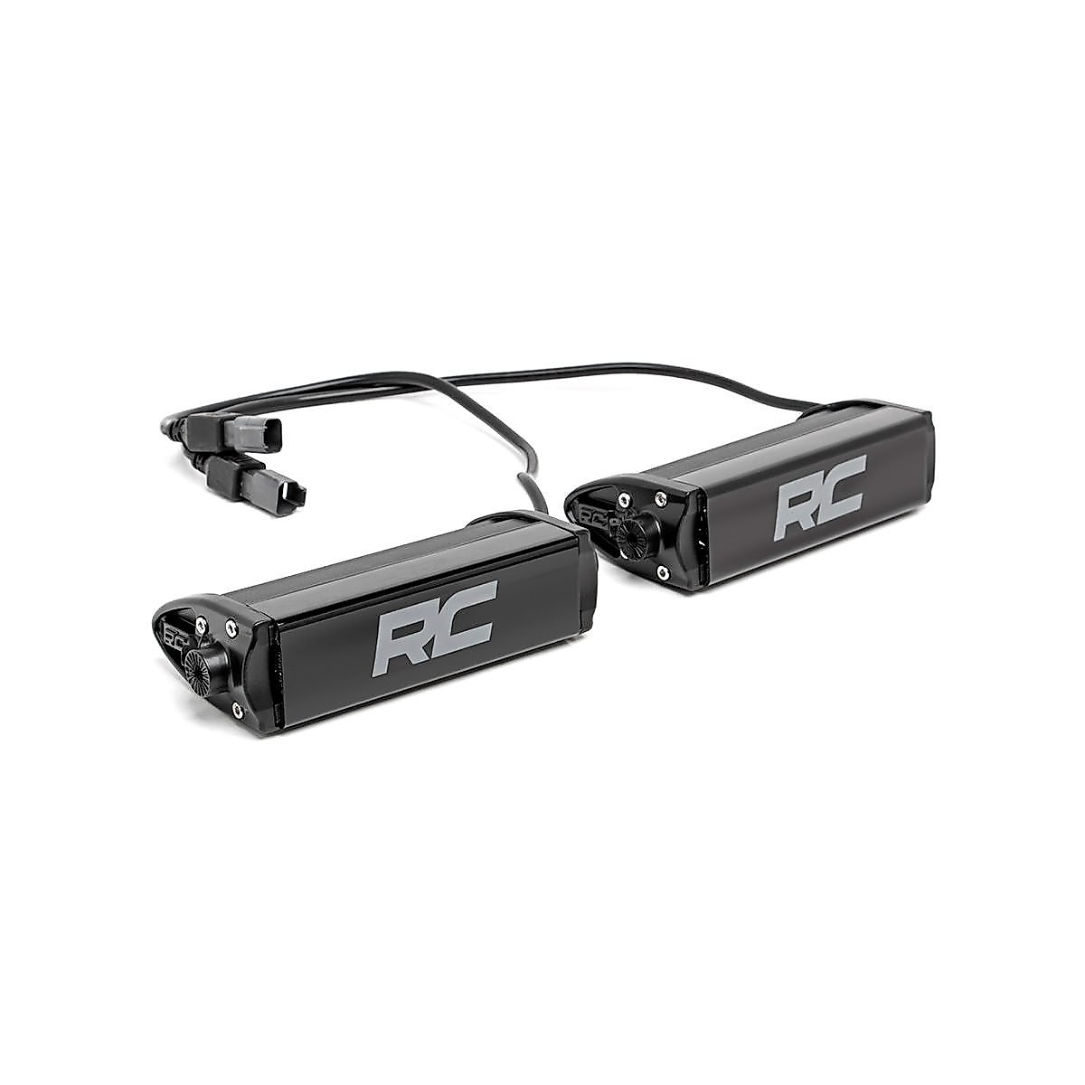 Rough Country 6" Black Series Single Row CREE LED Light Bars | Pair - 70706BL