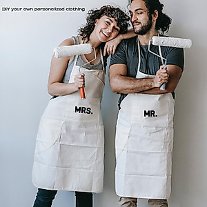 24 Sheets 624 pcs Iron on Letters, Heat Transfer Iron-On Letters for Clothing, T-Shirts and Their Fabrics Printing DIY Craft, Includes Gold, Blue, Black, White