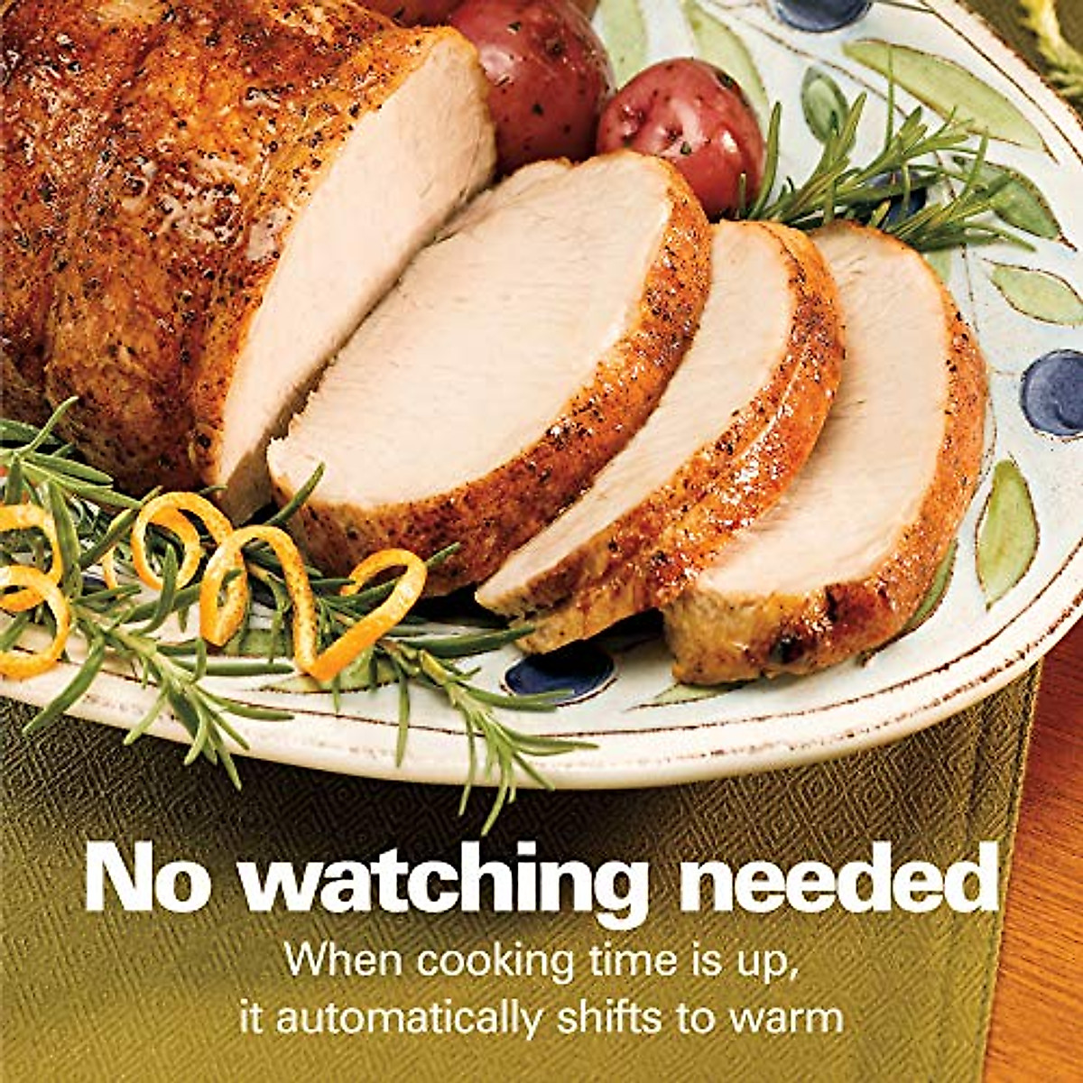 Hamilton Beach 33663 Programmable Slow Cooker Stovetop-Safe Sear & Cook Crock, Travel Lid Lock for Portable Transport, 6 Quart, Silver