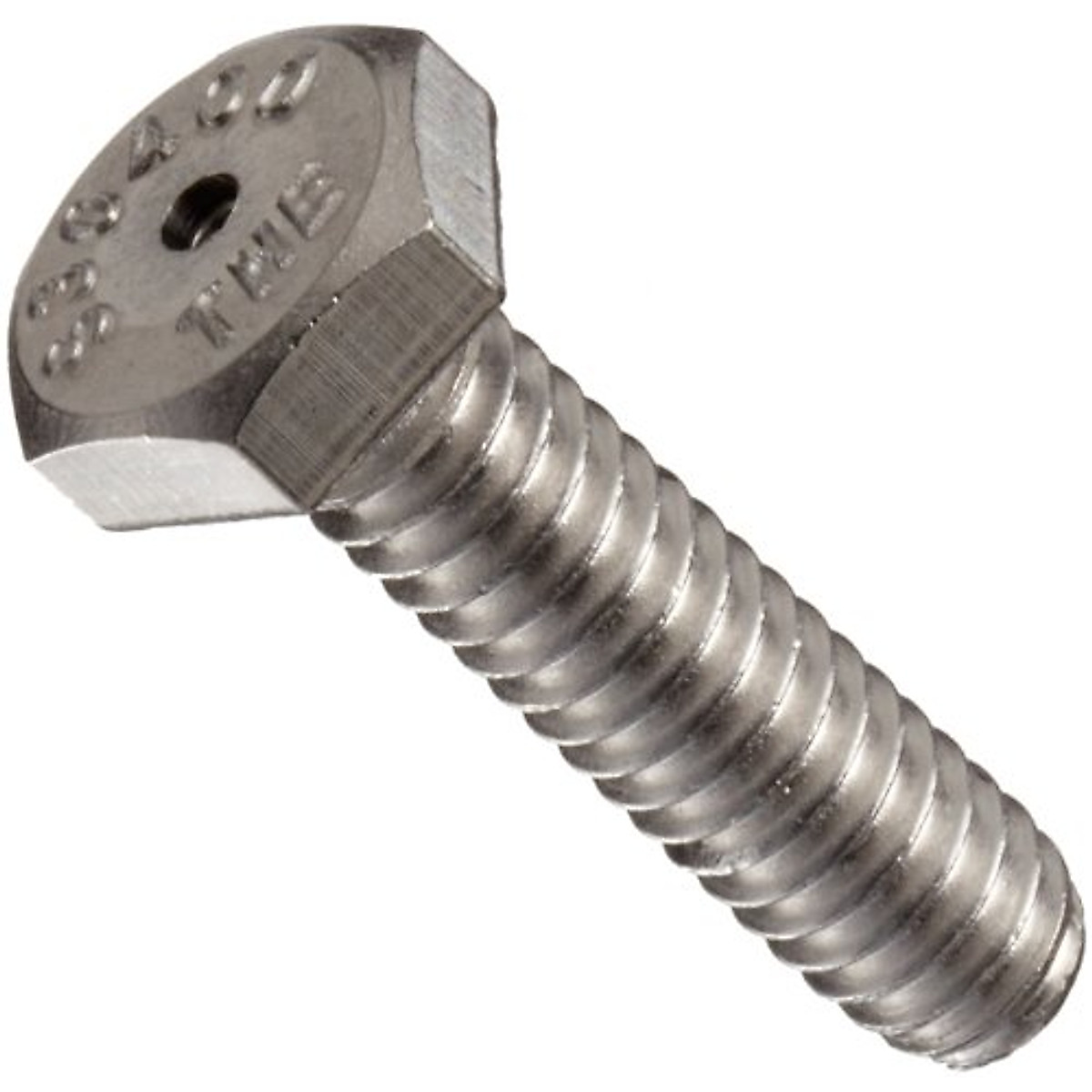 Small Parts FSCVHHMS-5618-16 18-8 Stainless Steel Hex Bolt, Plain Finish, Vented, Hex Head, External Hex Drive, ASME B18.2.1, 1" Length, Partially Threaded, 5/16"-18 UNC Threads (Pack of 10)