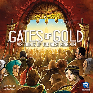 Renegade Game Studios Viscounts of The West Kingdom: Gates of Gold Expansion - Strategy Board Game, Ages 14+