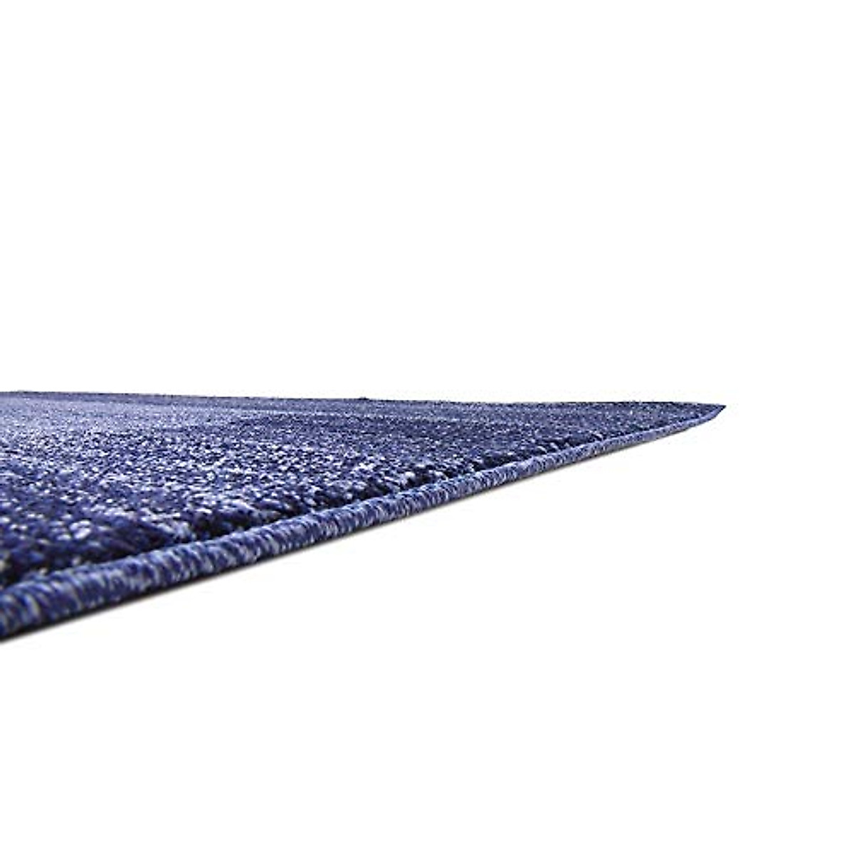 Unique Loom Del Mar Collection Area Rug - Abigail (7' 10" Square, Navy Blue/ Blue)