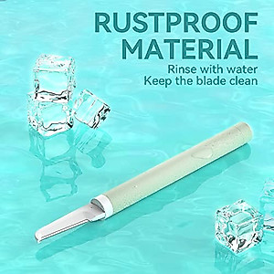 Dermaplaning Tool for Women Face Exfoliation, Durable Eyebrow Razors with 4 Replaceable Blades, Face Razors for Women Peach Fuzz and Dead Skin, Green
