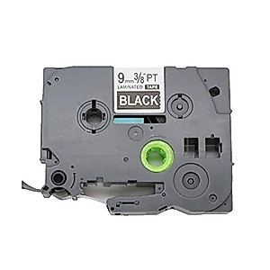 Awesometoner Compatible Replacement for P-Touch Brother TZe-325 (TZ325) use with GL100, PT200, PT1000, PT1000BM, PT1010, PT1010B, PT1010NB, PT1010R, PT1010S, PT1090 (White on Black, 2-Pack)