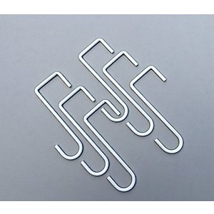 Alumahangers® Made in USA. 2"x 6" (6 Pack) -"White" powder coated steel hangers - 2" wide x 6" long - hangers designed for Lattice/pergola Alumawood patios No Screws!No Holes! No problem!