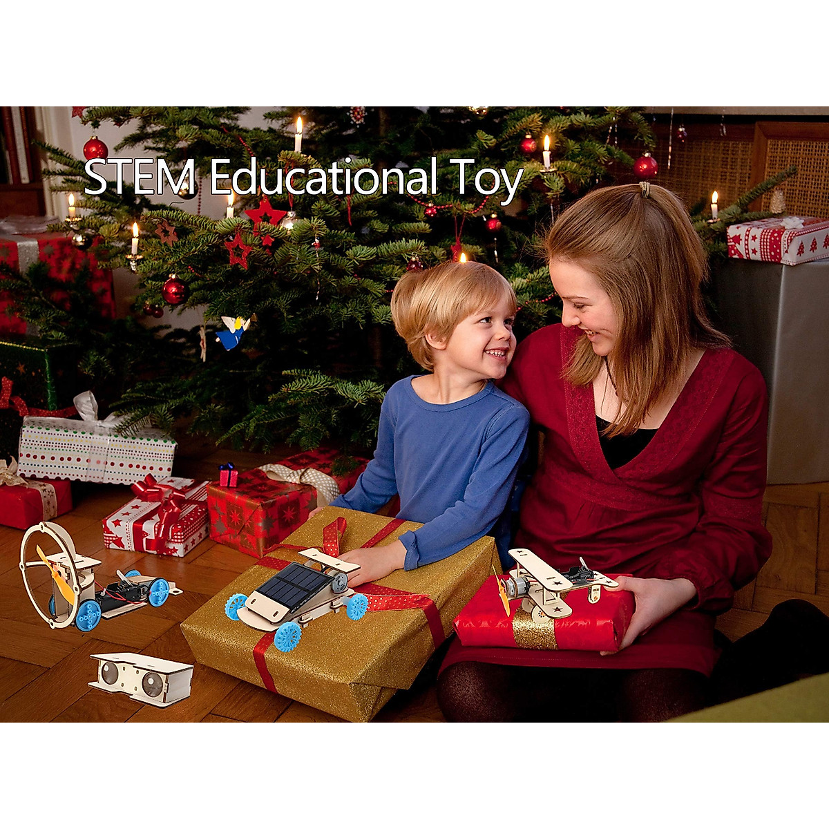 STEM Kits for Kids Age 8-10-12-14, Science Projects for Kids Ages 8-12, Stem Building Toys for Boys Age 8 9 10 12 13 14, Solar Car & STEM Activities Engineering Kits, Diy Kits for Kids, Gifts for Boys