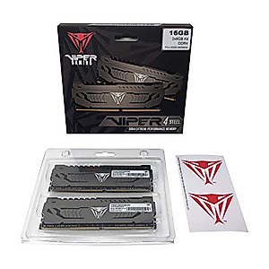 Patriot Memory Viper Steel DDR4 16GB (2 x 8GB) 4133MHz Performance Memory Kit - PVS416G413C9K