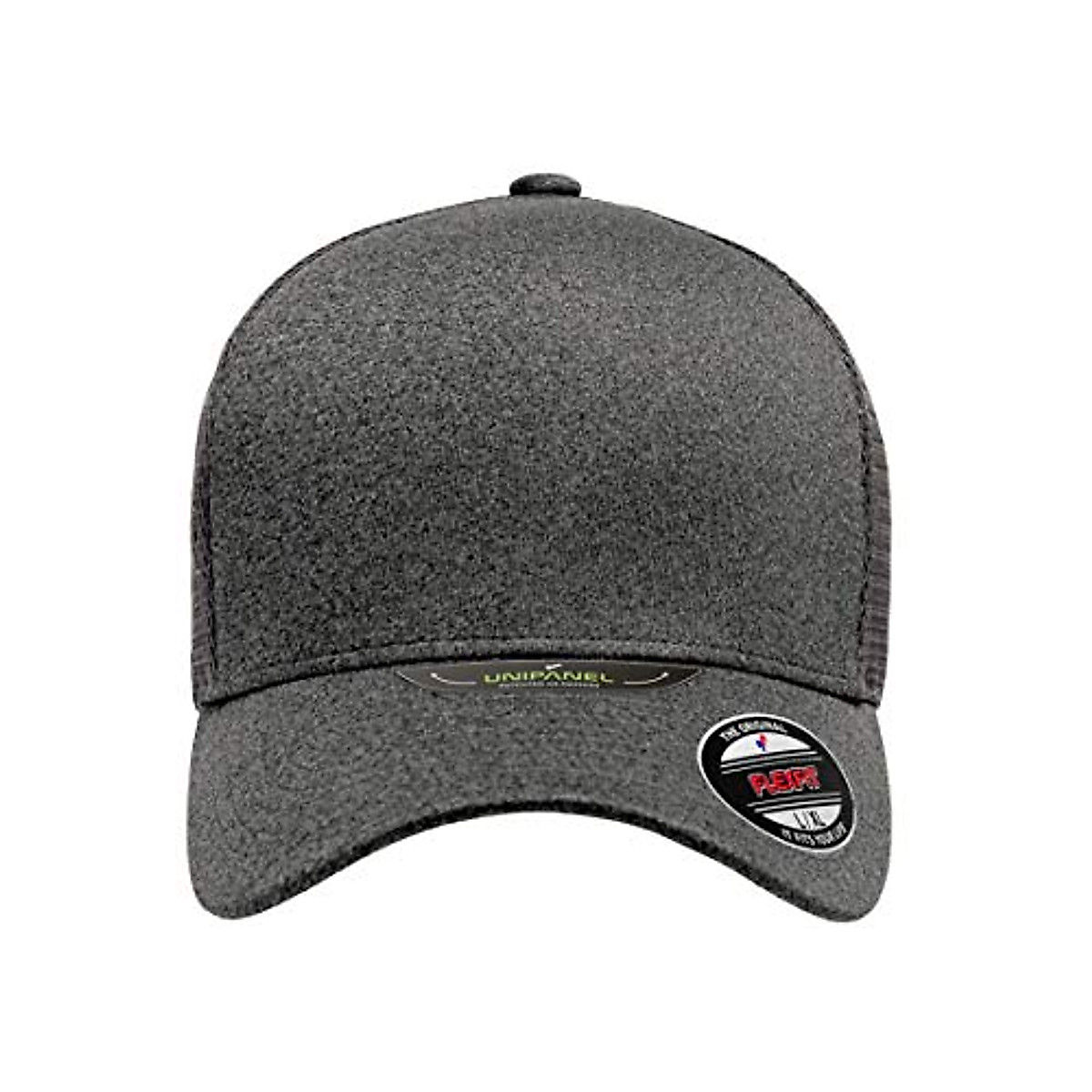 Flexfit unisex adult Flexfit Melange Unipanel Trucker Cap, Dark Grey, Large-X-Large US