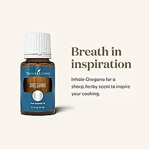 Young Living Oregano Essential Oil 15 ml Bottle - Natural Immune Support and Cleansing - 100% Pure and Potent - Strengthen the Energy Centers of the Body