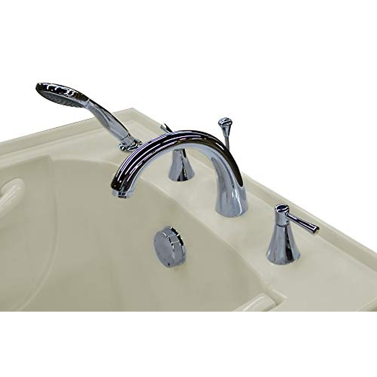 Meditub MT3260RWS 32 by 60 by 40-Inch Walk In Soaker Bathtub Spa Right Side Door, White