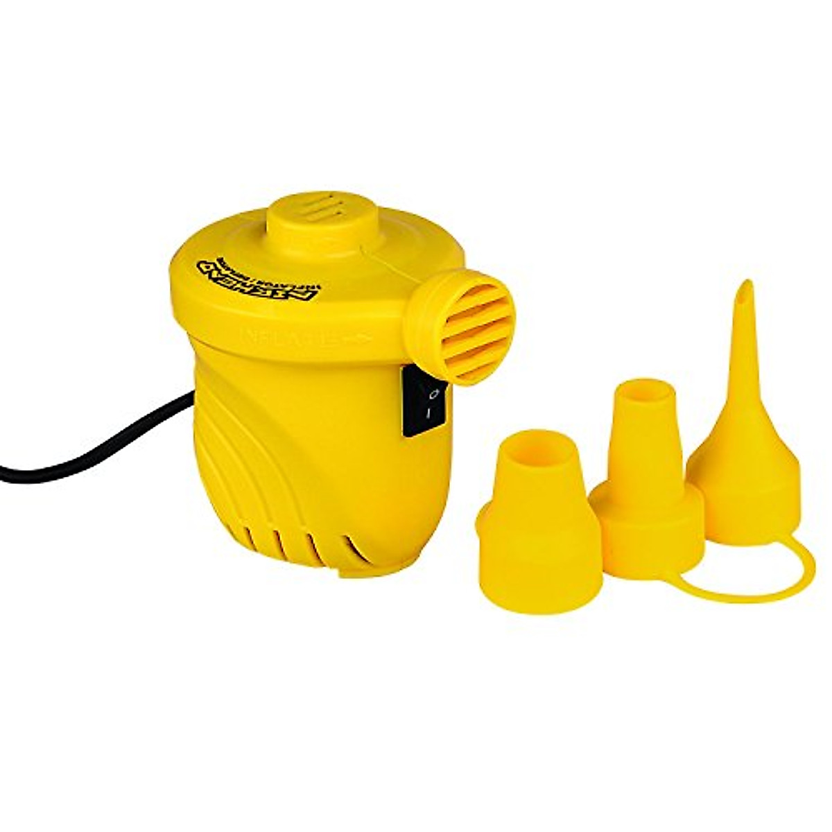AIRHEAD Air Pump - Corded Electric, 12v, AHP-12H, Yellow and Black