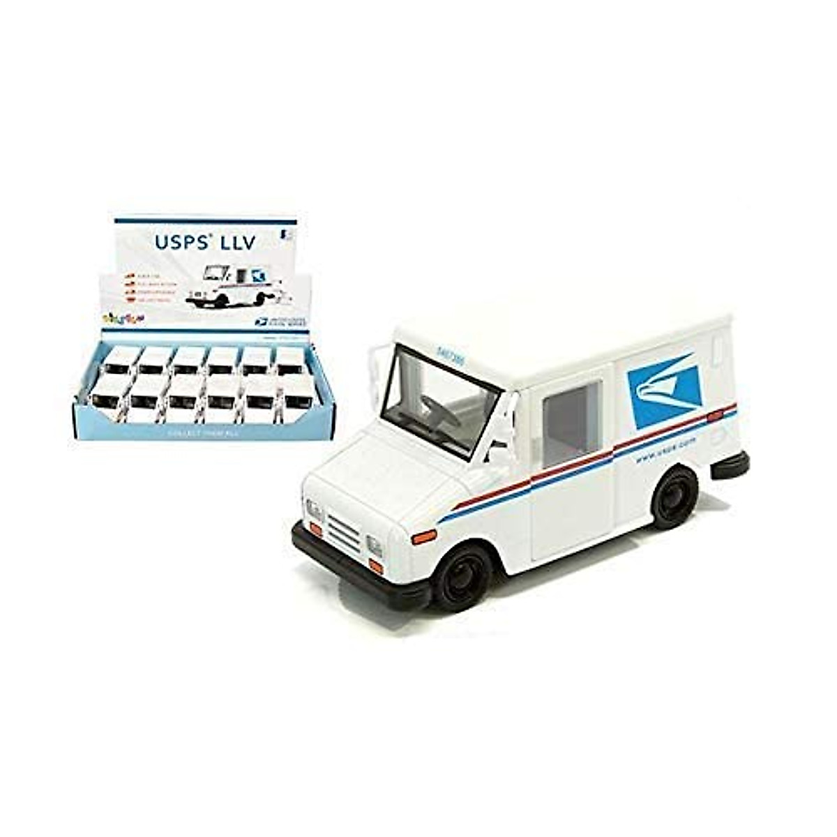📬 United States Postal Mail Truck USPS 1987 Grumman LLV 1:36 Scale Die Cast Metal 5 Inch Model Toy Truck