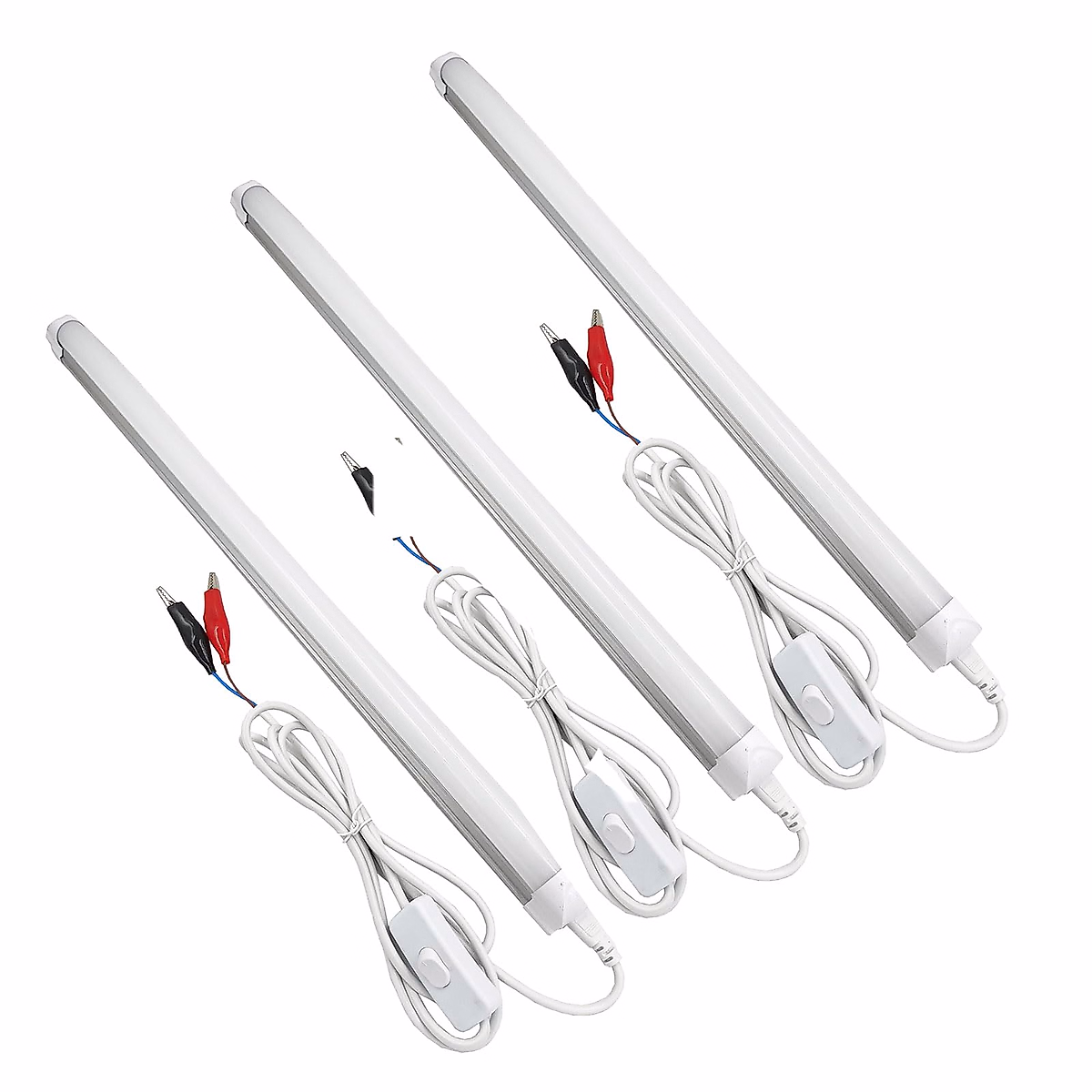 Taysing LED Interior Light Bar LED Shop Light 12 Volt Led Lights 20W 5000K 2ft Light Tube for Enclosed Trailer Lights Fixture for Camper Truck Van RV Trailer Cargo Cabient Motorhome Lorry 12V 3 Pack