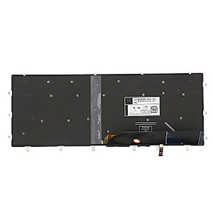 Replacement Keyboard for Dell XPS 15 9550 9560 9570, Precision 5510 5520 5530 5540 & inspiron 15 7558 7568 Laptop, Dell Precision 5510 Keyboard with Backlit US Layout P/N: 0VC22N 0GDT9F