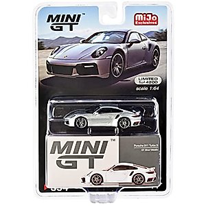 Truescale Miniatures 911 Turbo S GT Silver Metallic Edition to 4200 Pieces Worldwide 1/64 Diecast Model Car by True Scale MGT00354