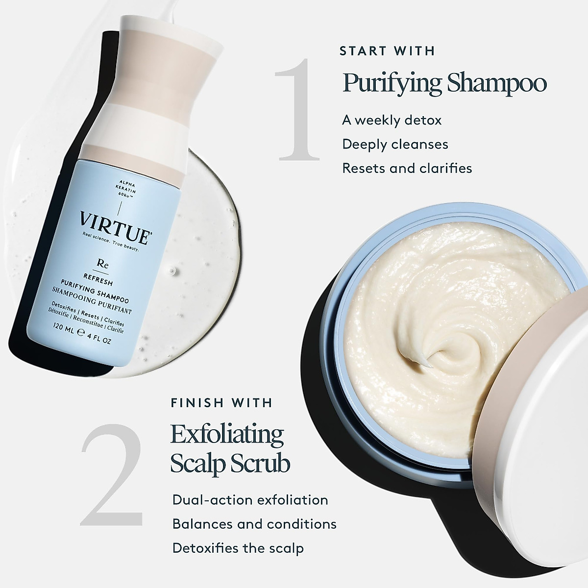 Virtue Clarifying Detox Sulfate Free Shampoo