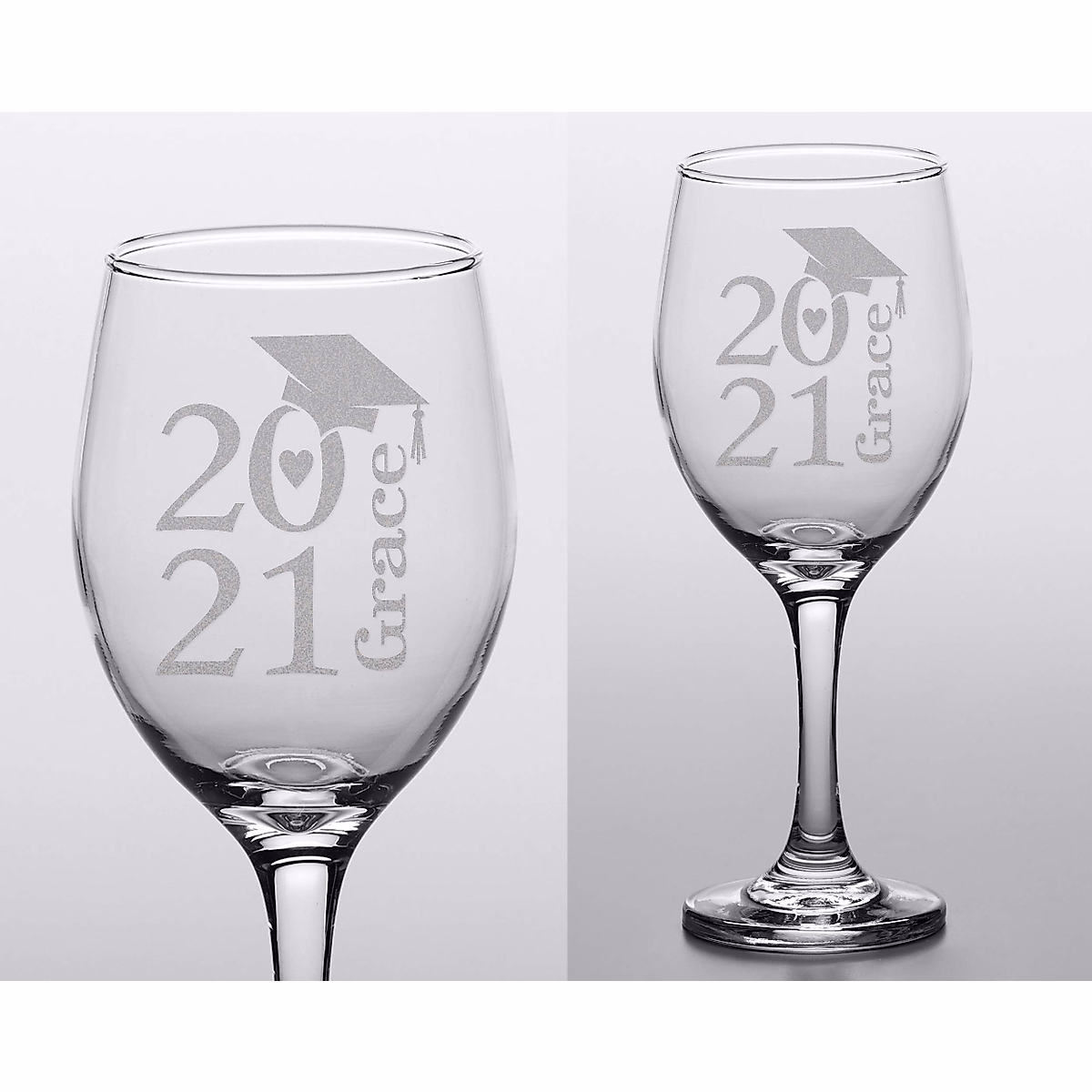 Graduation Stem ONE Wine Glass 2021 Mastered It College High School Grad Student Custom Gift Him Her Keepsake Party Favors Graduates Best Friend