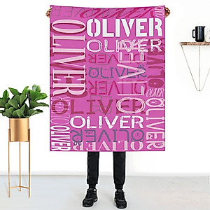 WTCWY Personalized Baby Blankets for Girls Boys with Name Custom Personalized Blankets for Kids with Name Personalized Baby Items Personalized Baby Girl Boy Gifts
