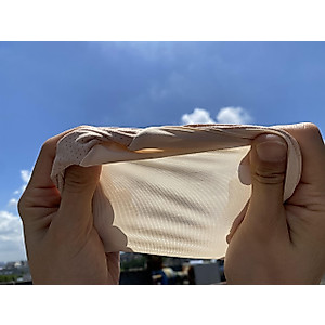 BIMEI A PAIR TRIANGLE SHAPE BREAST FORM COVER For Mastectomy Breast Forms (2XL)