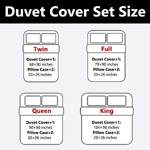 Jekeno Game Handle Twin Duvet Cover Set, Printed Design Colorful Bedding Accessories,1 PC Duvet Cover 68"*90", 2 PCS Pillowcases 20"*26"