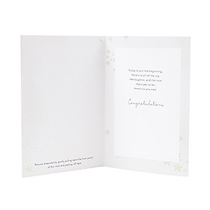 Hallmark Wedding Card (Removable Keepsake Wooden Heart Ornament)