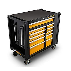 GEARWRENCH 42" 11 Drawer Mobile Work Station, Black & Orange - 83169