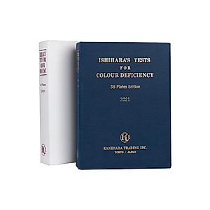 Kanehara Ishihara Test Chart Books, for Color Deficiency-38 Plate (Complete Edition) Book