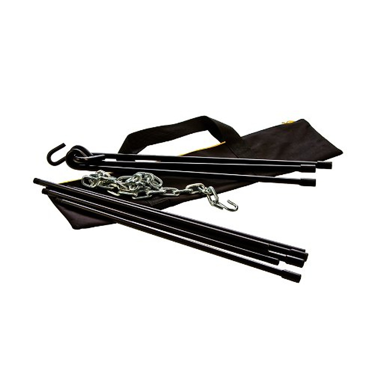 Lodge ATP2 Adjustable Camp Tripod, 40 to 60-Inch Tall, Black