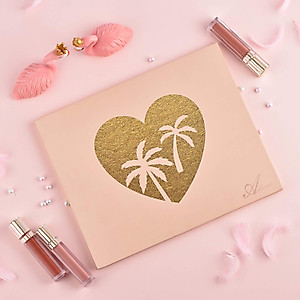 Allwon Extra Large Magnetic Palette Empty Makeup Palette for Eyeshadow Lipstick Blush Powder (Heart shape)