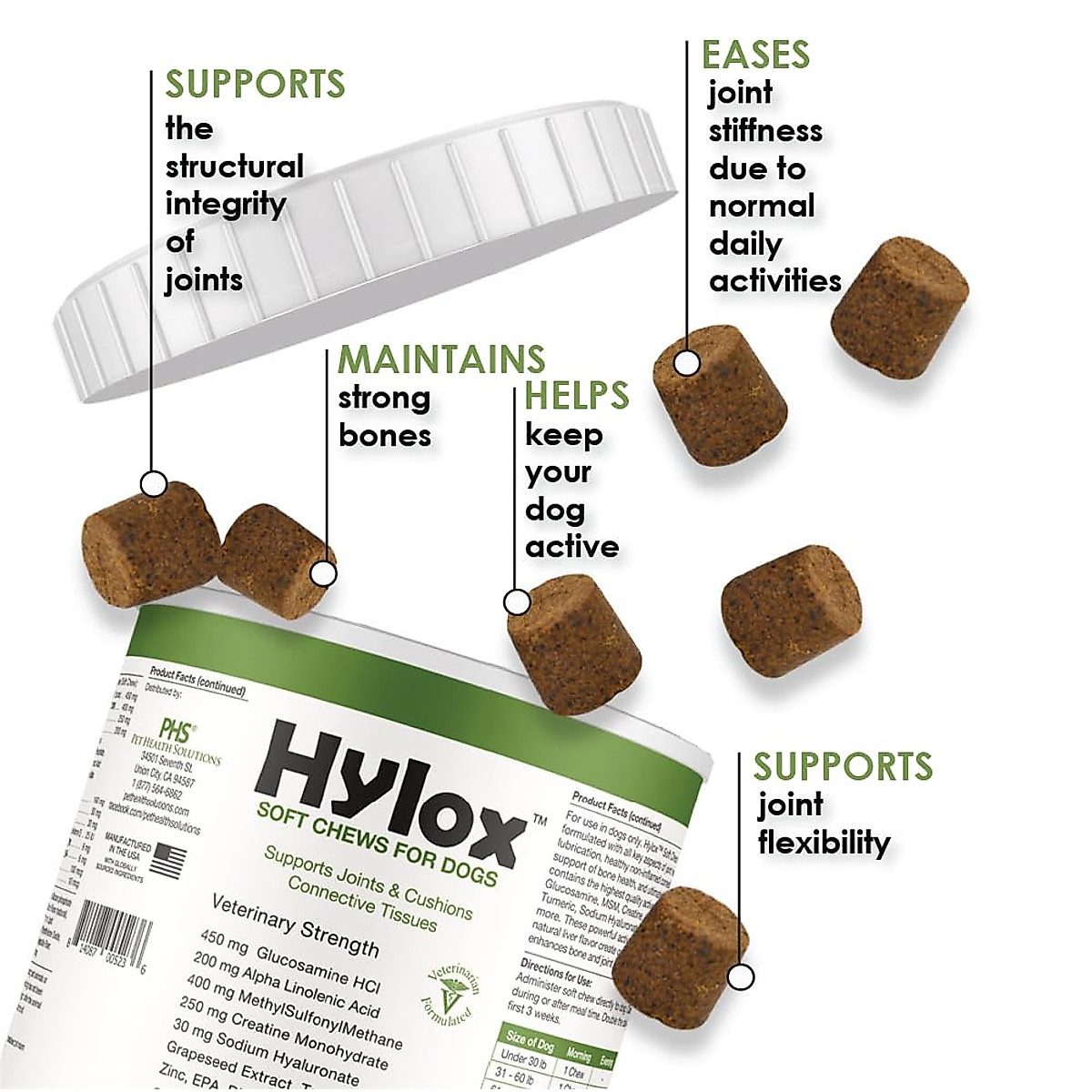 Hylox Dog Joint Supplement (240 Soft Chews)