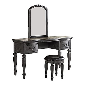 BOBKONA Metro Vanity with Stool, Grey