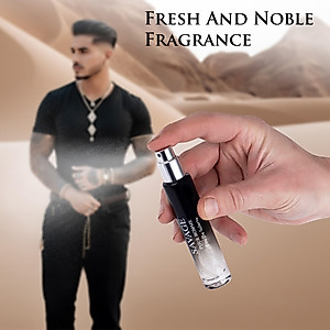 Savage for Men Edt Top notes of Calabrian, Bergamot & Blend of Pepper, Ferrera Lavender & Vetiver Fresh & Woody Fragrance for Everyday Use 0.5 fl Oz (15ml) Bottle for Home & On-The-Go Use Tsa Ready